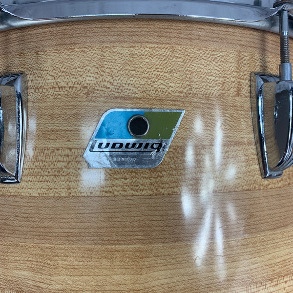 Vintage Ludwig 16 Butch Block Floor Tom Blue & Olive - Evolution Music