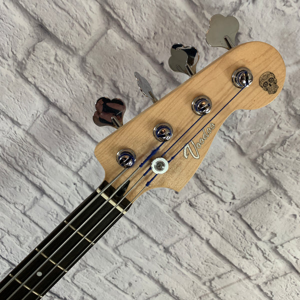 Partscaster Precision Bass with White Squier Body and Warmoth Neck ...