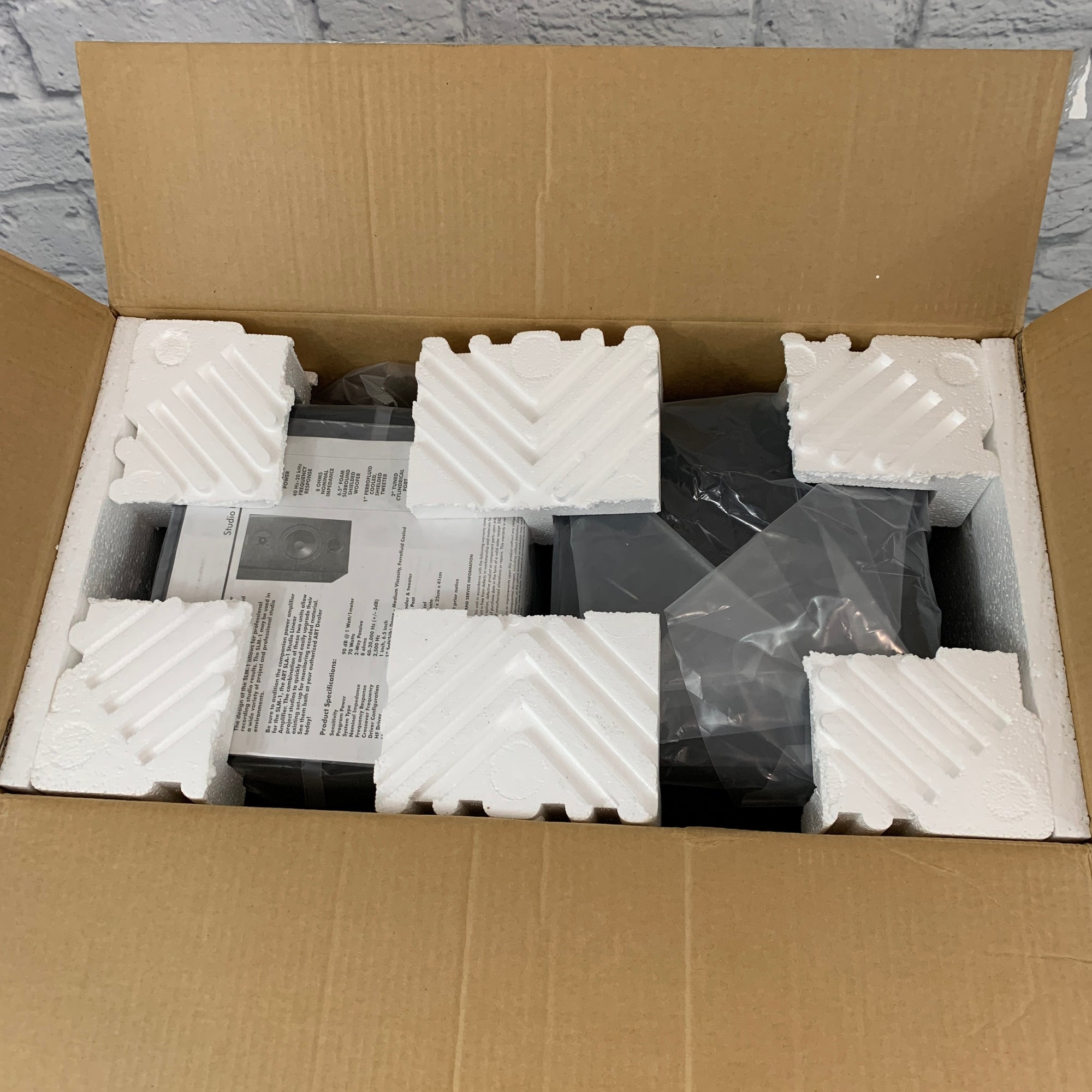 ART SLM-1 Studio Linear Monitors 70 Watt 8ohm (Pair) - Evolution Music