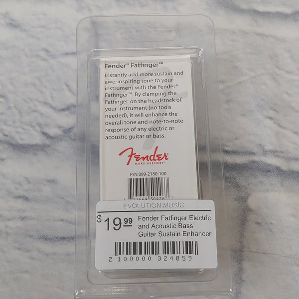 Fender Fatfinger Electric and Acoustic Bass Guitar Sustain Enhancer ...