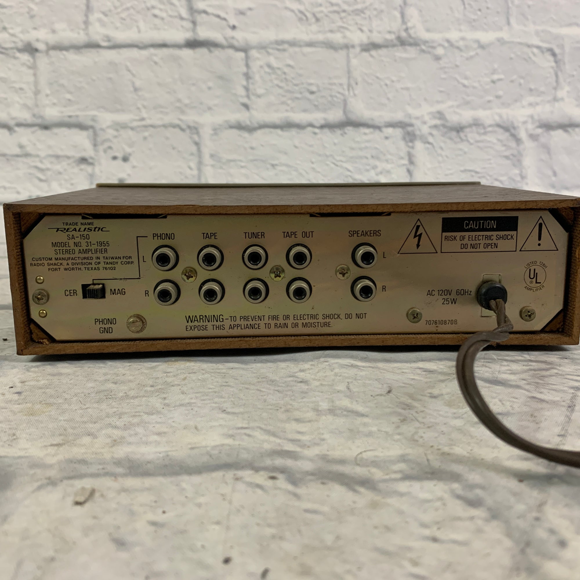 Realistic SA 150 Integrated Stereo Amplifier - Evolution Music