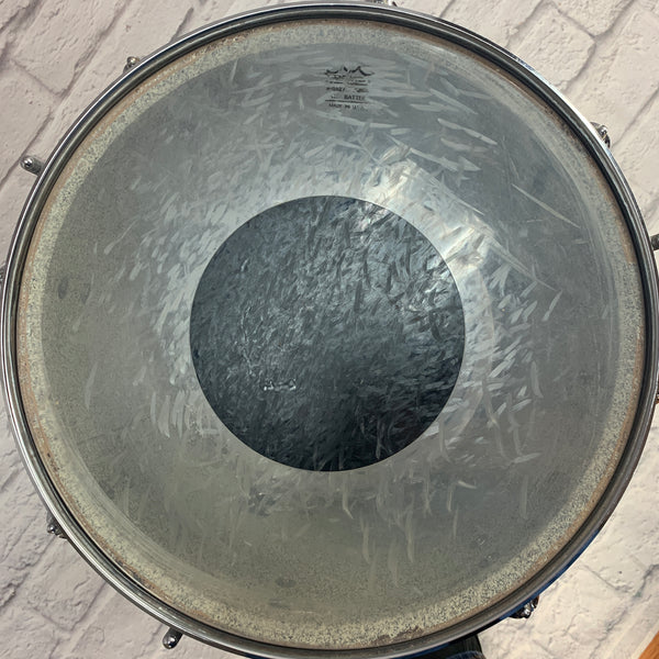 Vintage Ludwig 16 Butch Block Floor Tom Blue & Olive - Evolution Music