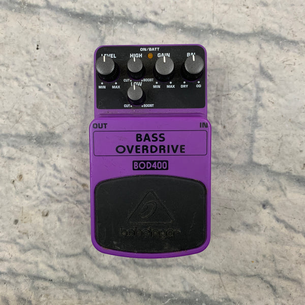 Behringer BOD400 Bass Overdrive Pedal - Evolution Music