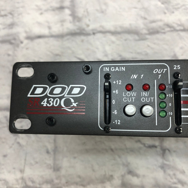 DOD SR430QX Dual Rack Equalizer - Evolution Music