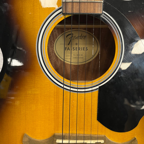 Fender FA Series FA-135CE SB Acoustic Guitar - Evolution Music