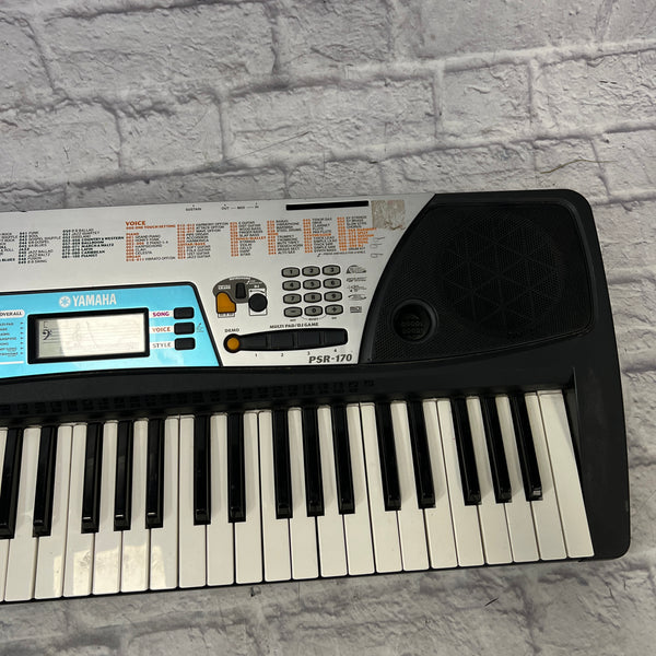 Yamaha PSR-170 61-Key Electronic Keyboard with Power Supply - Evolution ...