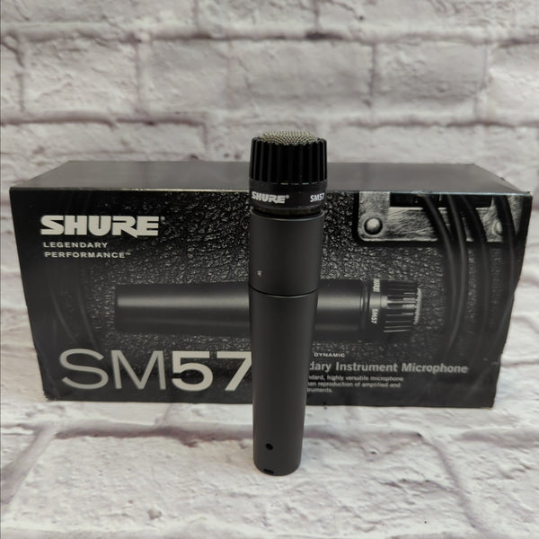 Shure SM57 w/ Box Microphone - Evolution Music