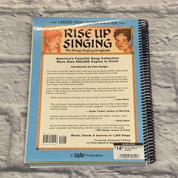 Sing Out! Rise Up Singing: The Group Singing Songbook - Evolution Music