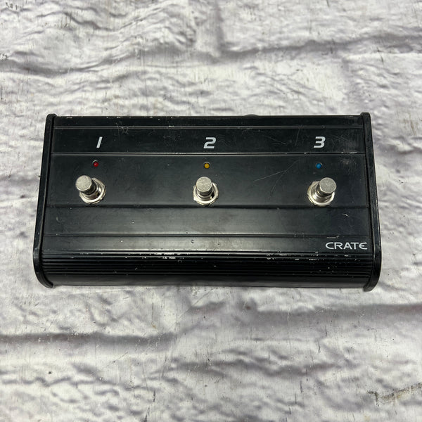 Crate 3 switch amp controller pedal - Evolution Music