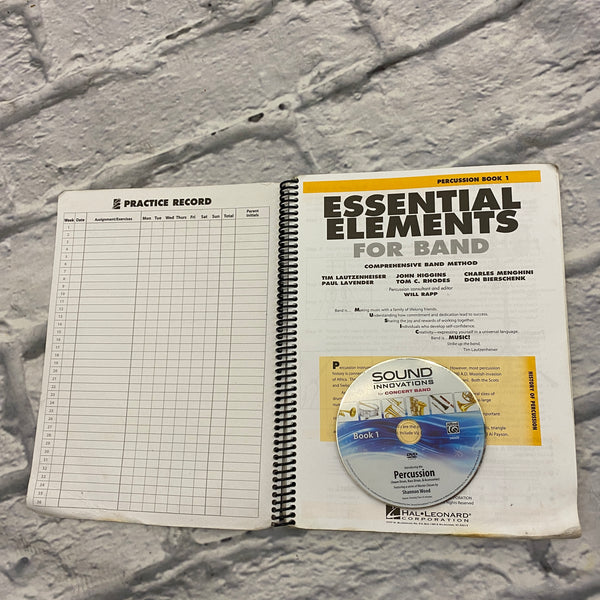 Hal Leonard Essential Elements for Band: Percussion Book 1 - Evolution ...