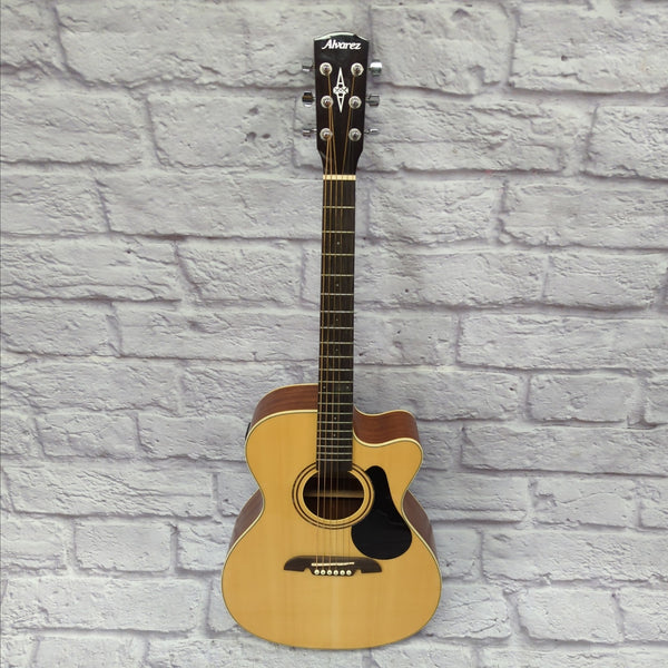 Alvarez Regent Series RF26CE Natural Finish OM/Folk Acoustic-Electric ...