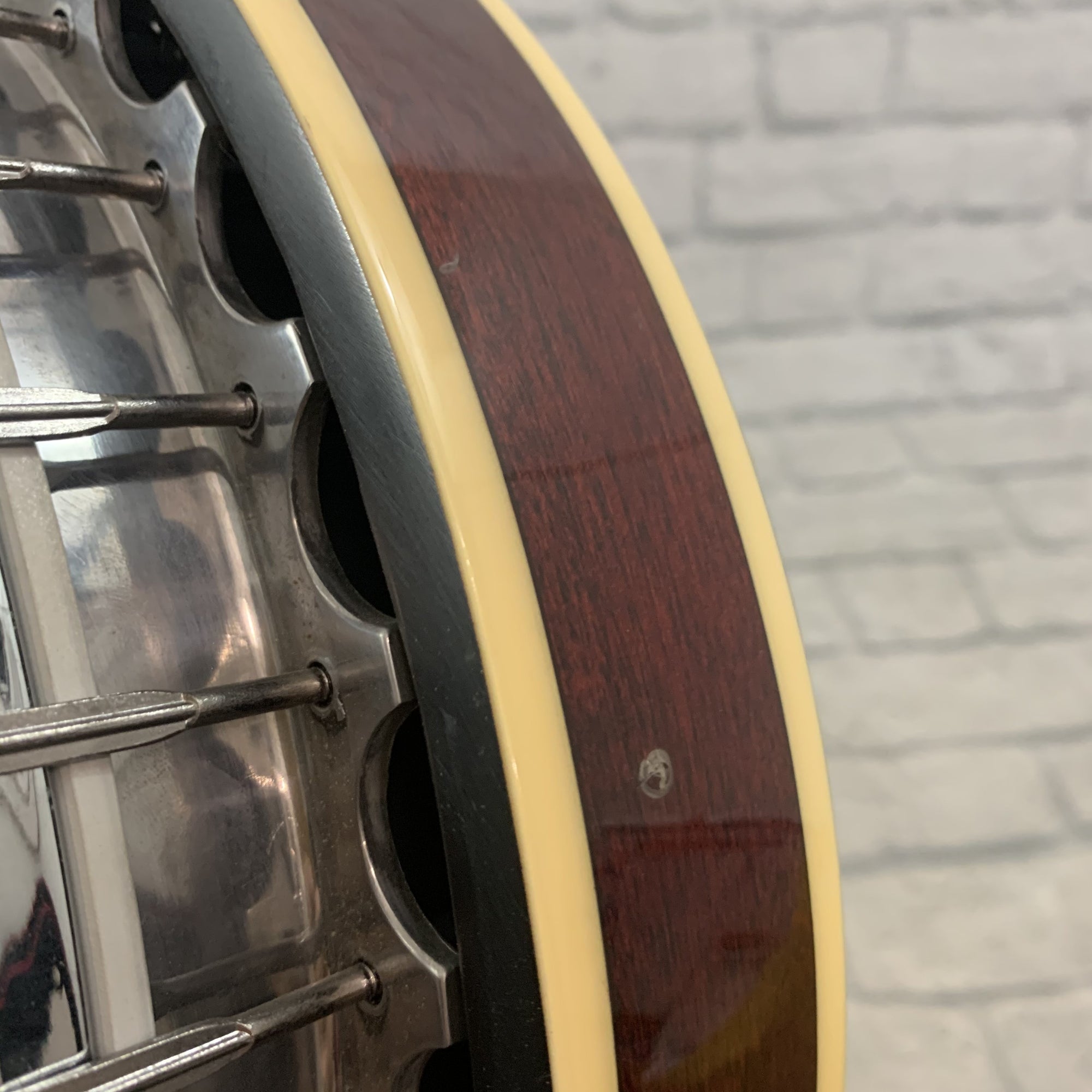 Fender FB-54 Banjo Mahogany Resonator Aluminum Tone Ring w/ TKL Hardsh ...