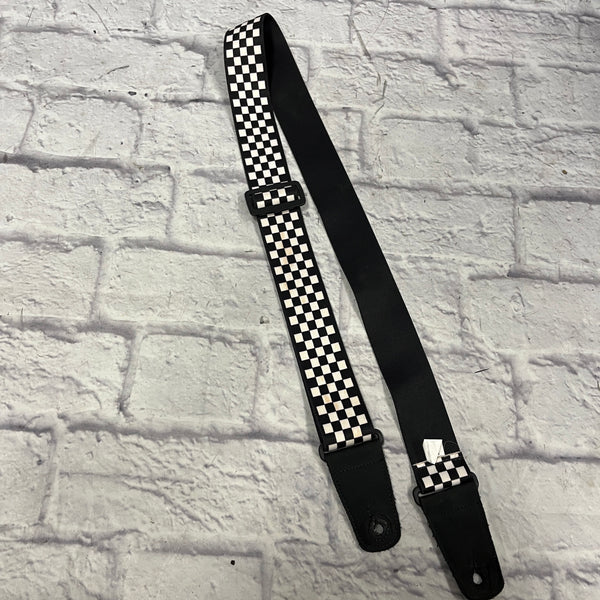 Rock Steady Checker Guitar Strap - Evolution Music