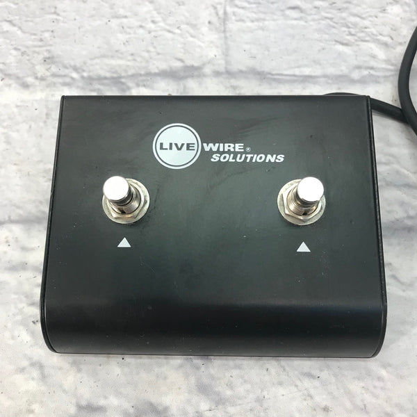 LiveWire 2 Button Dual Latching Footswitch LWS22 - Evolution Music