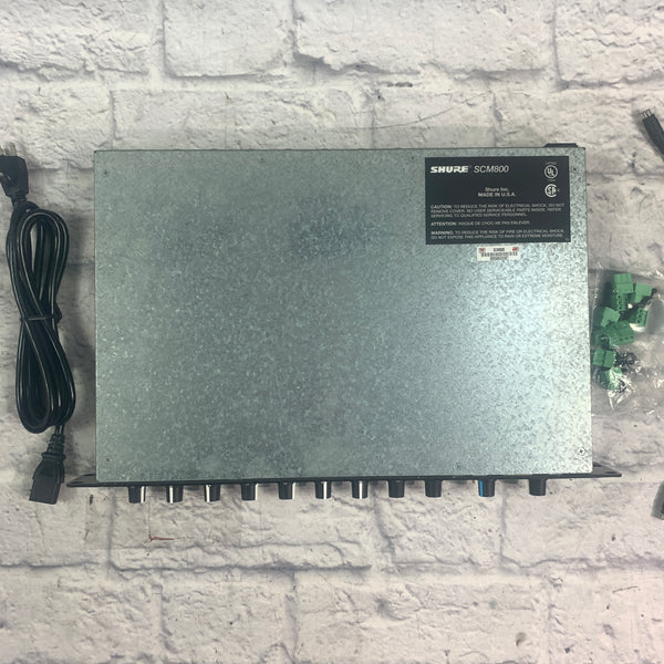 Shure SCM800 8-Channel Mic/Line Level Mixer w/ EQ - Evolution Music