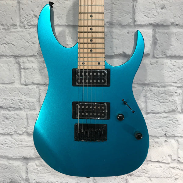 ** Ibanez GRG7221M 7 String Electric Guitar Metallic Light Blue ...