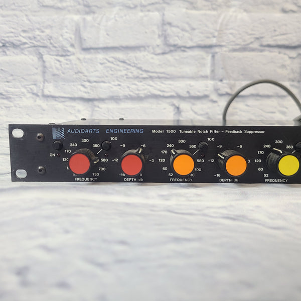 Audioarts Engineering Model 1500 Tuneable Notch Filter-Feedback Suppre ...