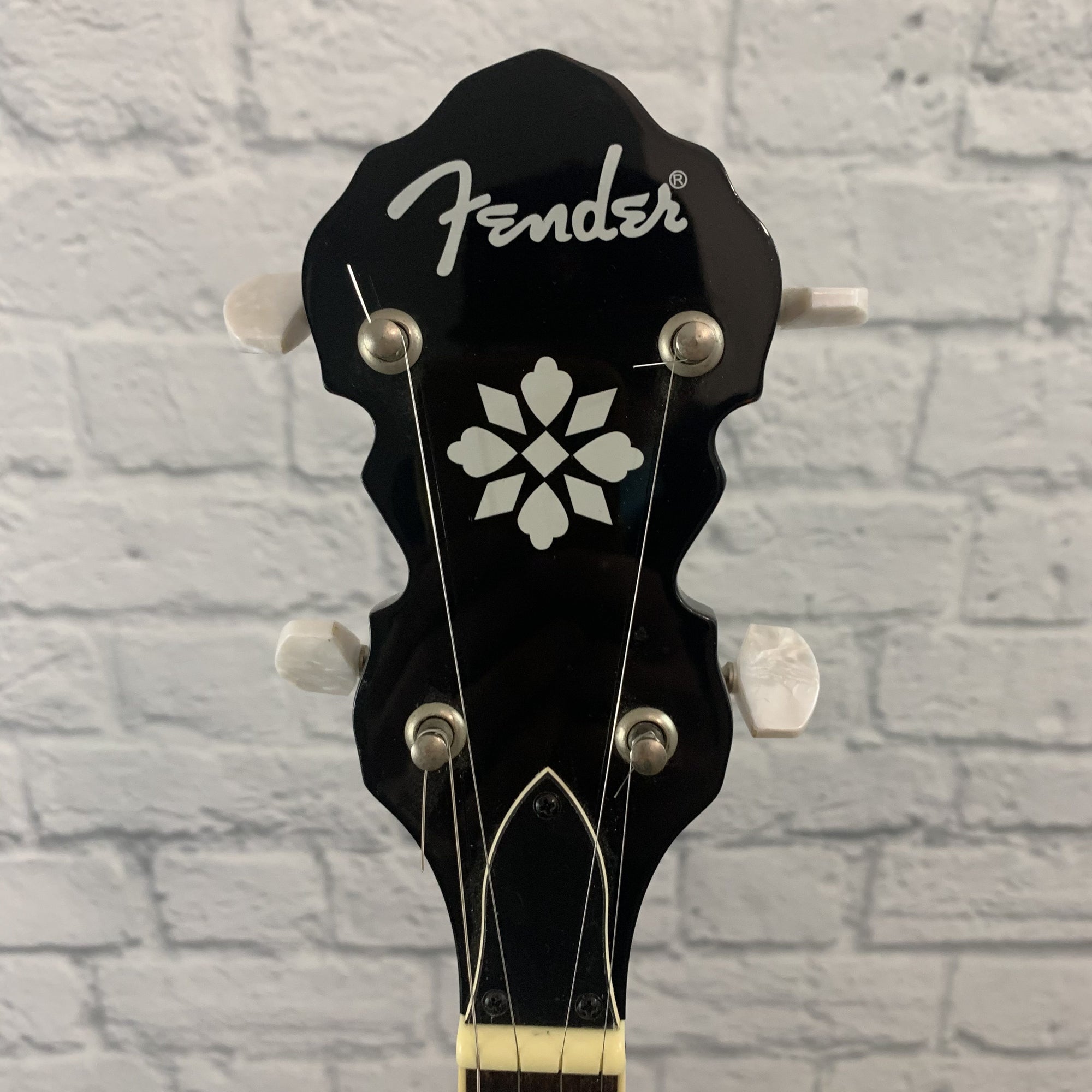 Fender FB-54 Banjo Mahogany Resonator Aluminum Tone Ring w/ TKL Hardsh ...