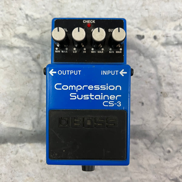 Boss CS-3 Compression Sustainer Pedal - Evolution Music