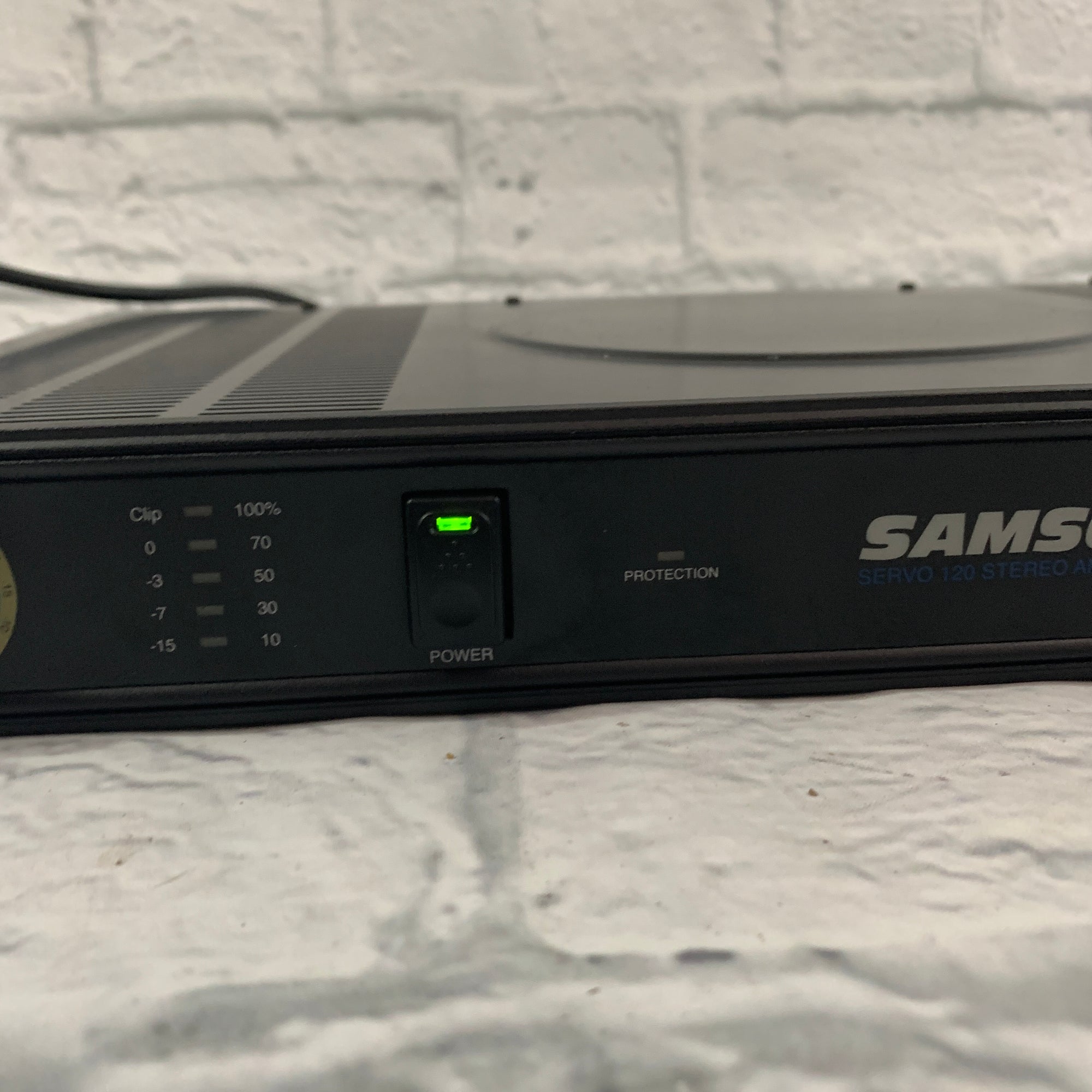Samson Servo 120 Stereo Rackmount Power Amplifier - Evolution Music