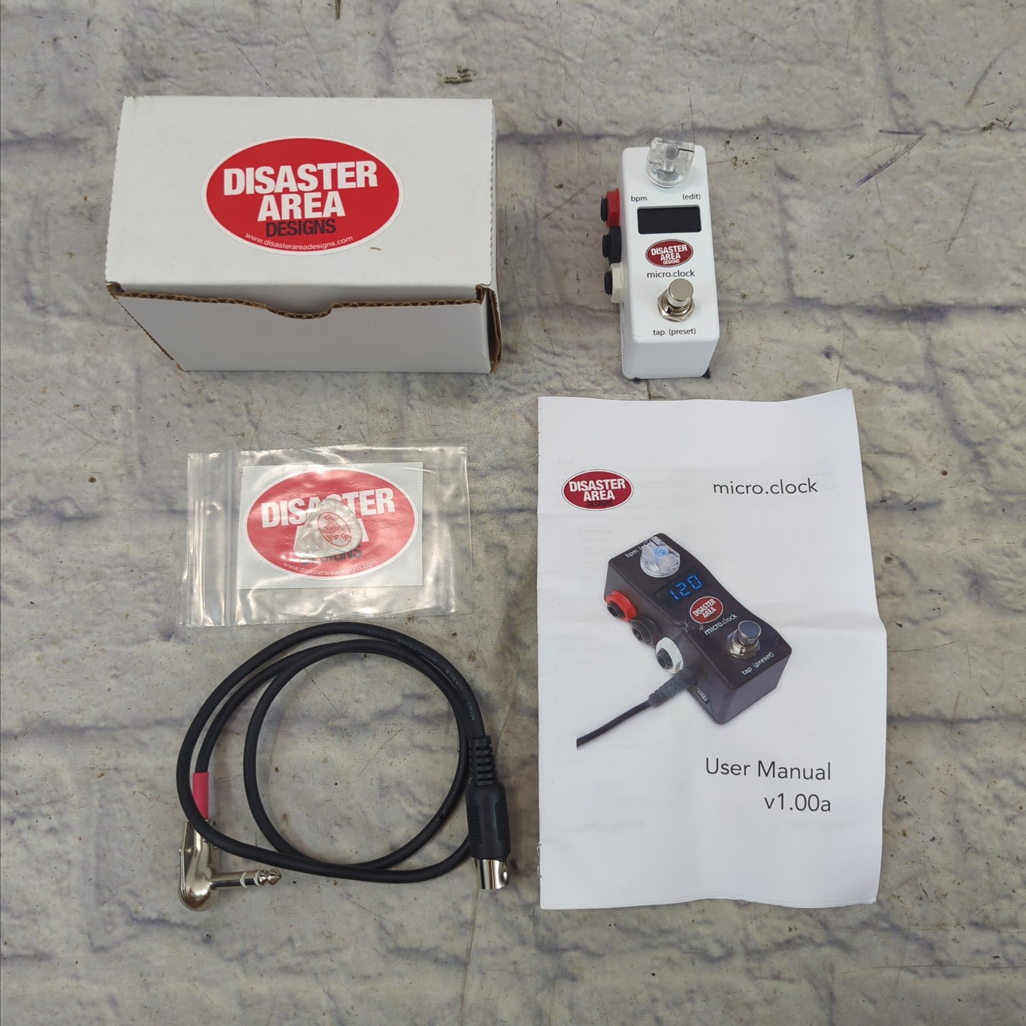 Disaster Area Designs micro.clock Tap Tempo Controller Pedal ...