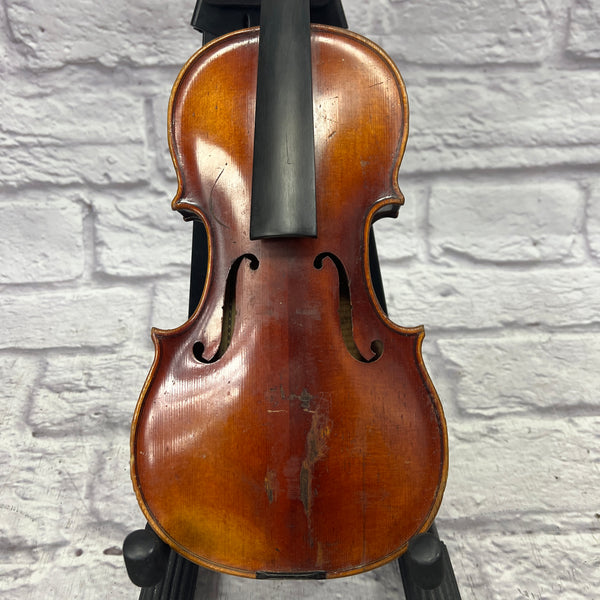 Anton Becker 1/2 Violin Body only (Project) AS IS - Evolution Music