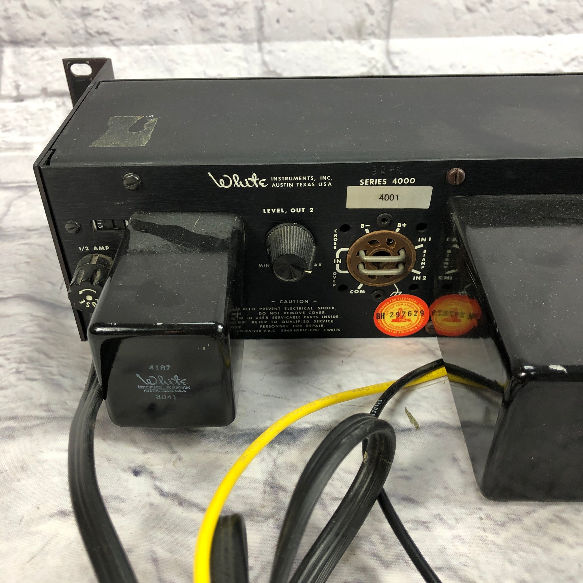 White Instruments Series 4000 4001 Active Equalizer - Evolution Music