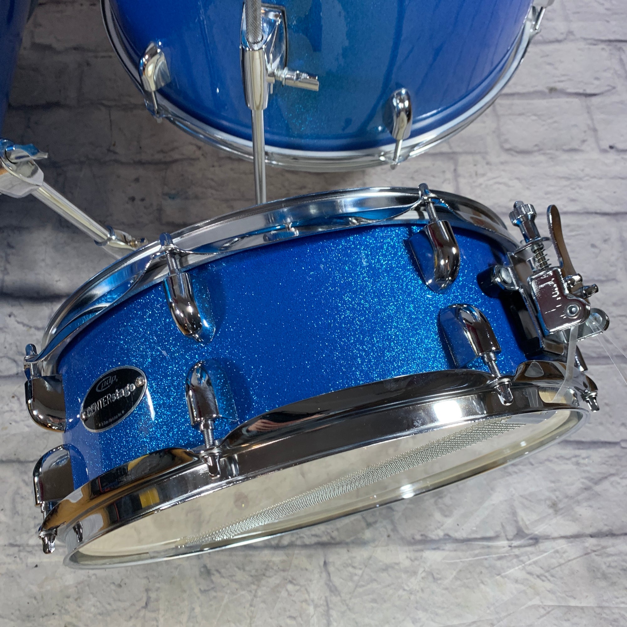 PDP Centerstage 5 Piece Blue Sparkle Drum Kit - Evolution Music