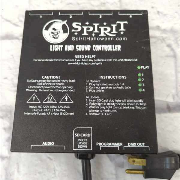 Spirit Halloween Light & Sound Controller - Evolution Music
