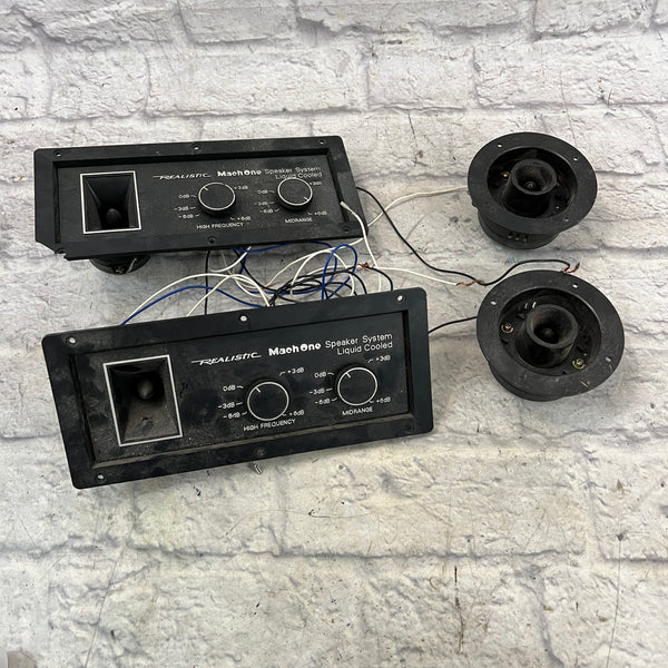 Realistic Mach One Tweeter Midrange Speaker parts AS IS - Evolution Music