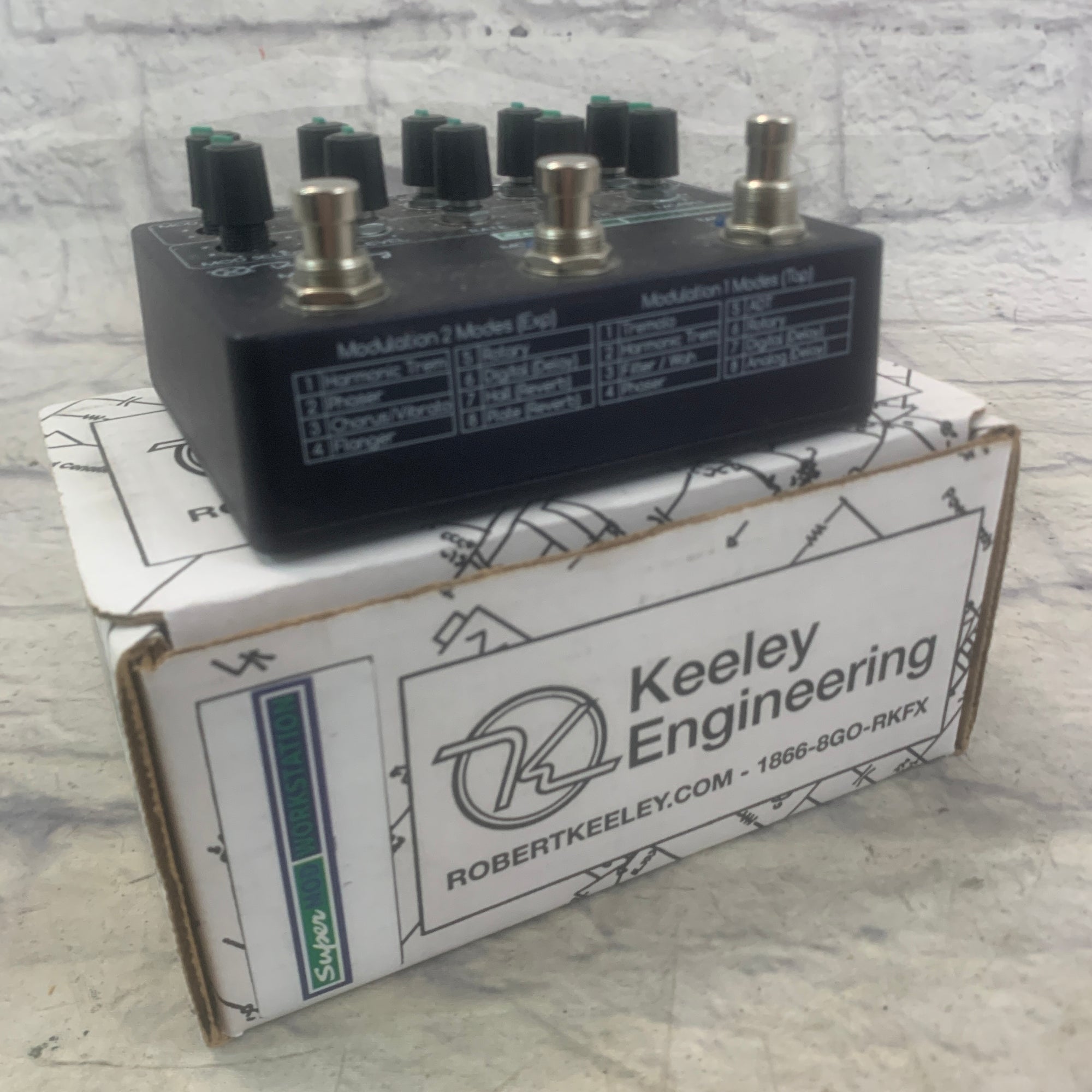 Keeley Super Mod Workstation 2010s - (Purple) Modulation Pedal ...