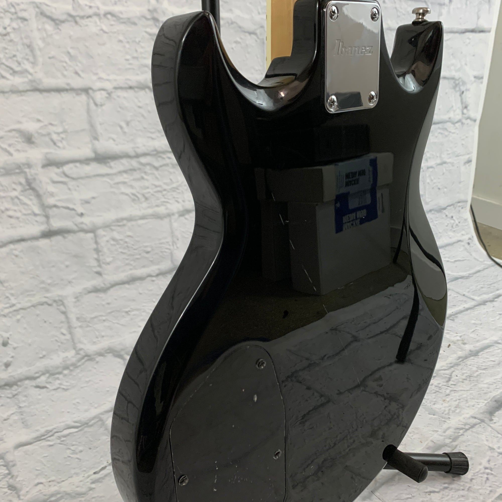 2001-2002 Ibanez AX125 Solid Body Droptuner Guitar - Black - Evolution ...
