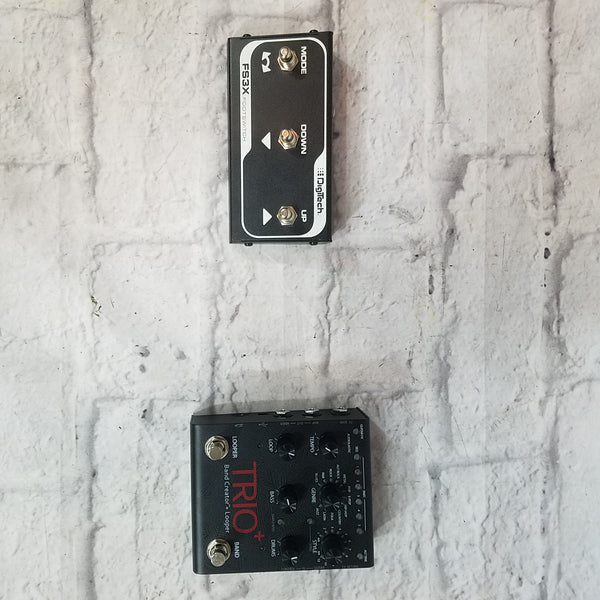 DigiTech TRIO Plus Band Creator + Looper w/ FS3X 3-Button Footswitch ...