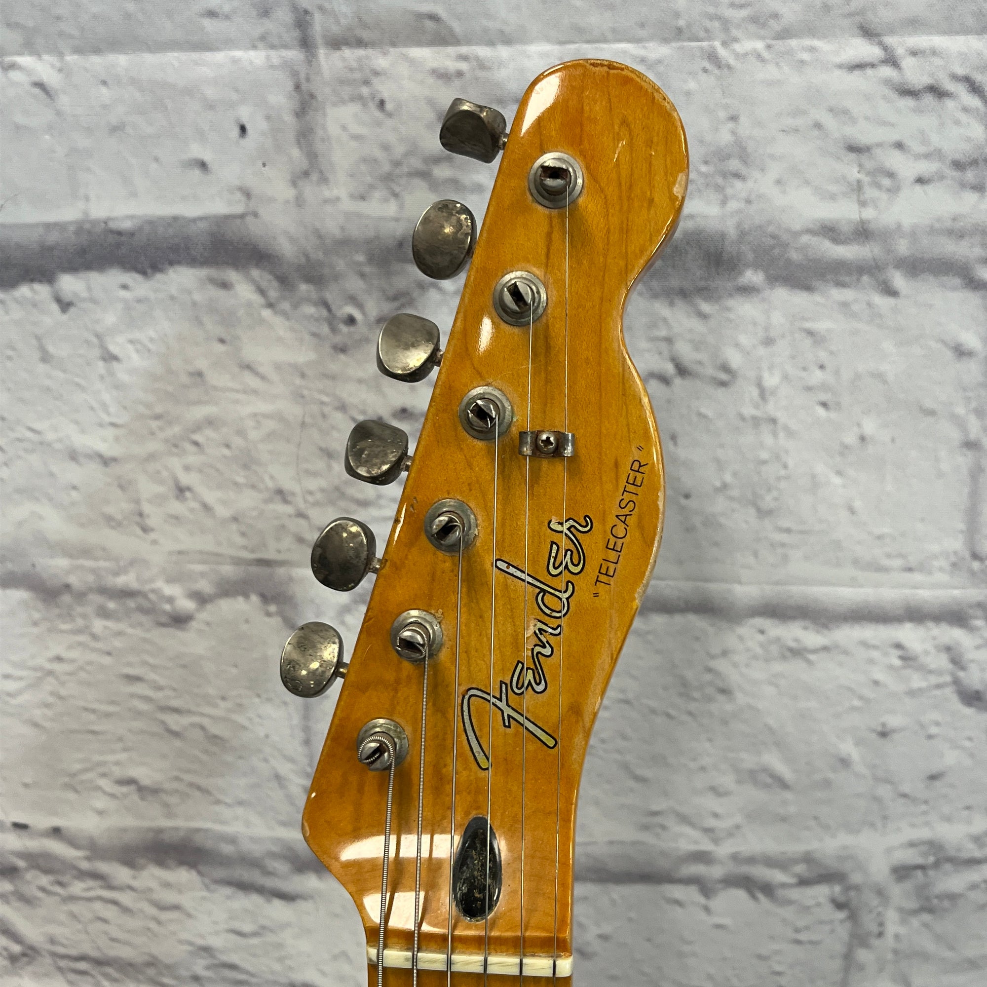 Unknown Yellow Tele Partscaster Electric Guitar - Evolution Music