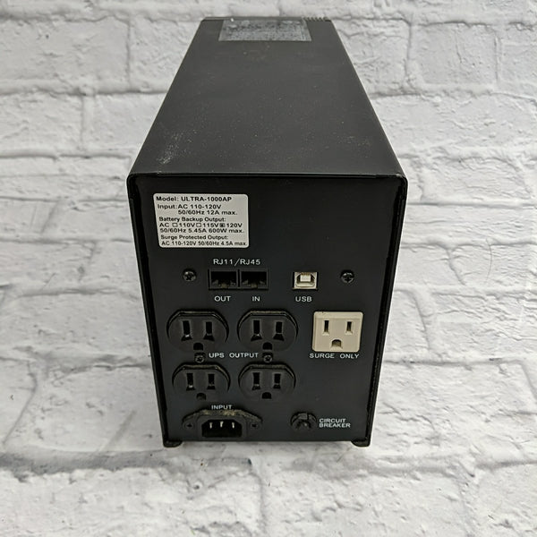Ultra Ultra-1000AP Battery Backup Surge Protector - Evolution Music