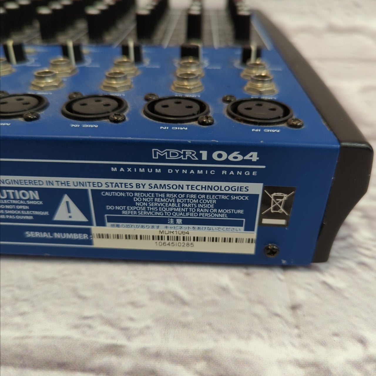 Samson MDR1064 10 Channel Mixer - Evolution Music