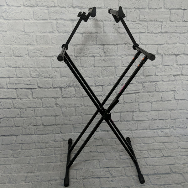 On Stage Double Keyboard Stand - Evolution Music
