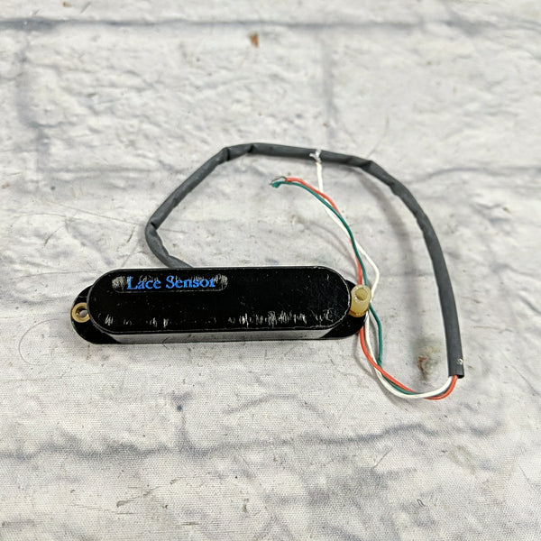 Fender Lace Sensor Blue Single Coil Pickup - Black Cover - Evolution Music