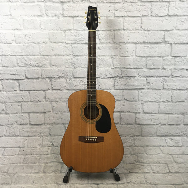 Samick LW-015 Acoustic Guitar with Wilkinson Deluxe Tuners - Evolution Music