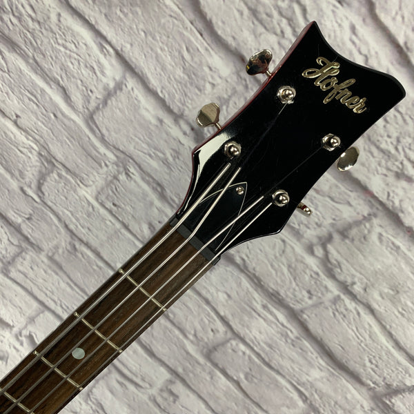 Hofner HI-BB Gold Top 4-String Bass Guitar w/ Case - Evolution Music