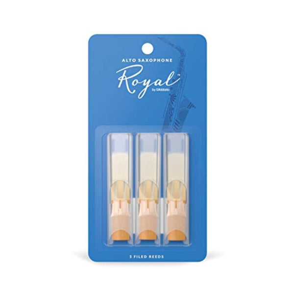 Rico Royal Alto Sax Reeds 2.0 3-Pack - Evolution Music