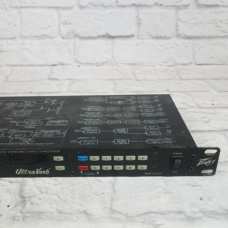 Peavey Ultraverb Rack Effect Unit - no power supply - Evolution Music