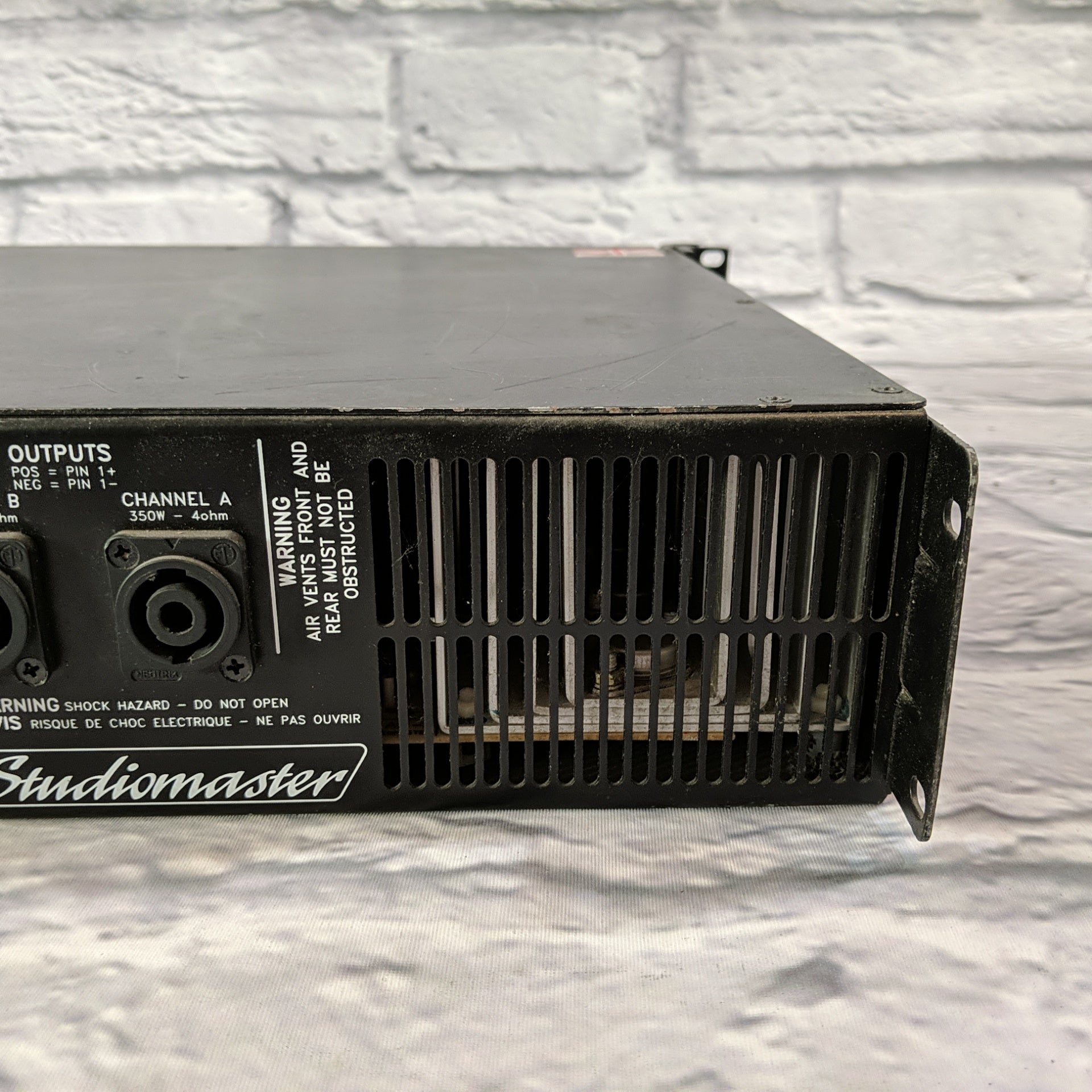 Studiomaster 700D Dual Channel Power Amp - Evolution Music