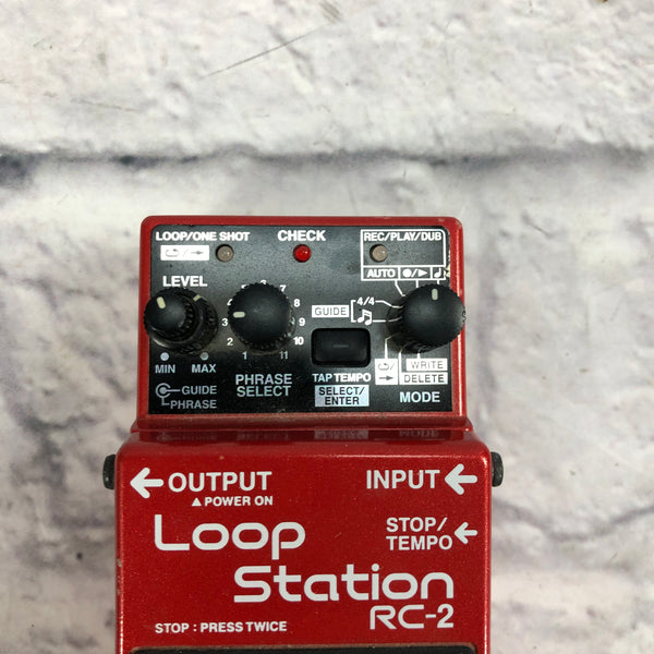 Boss Loop Station RC-2 Loop Pedal - Evolution Music