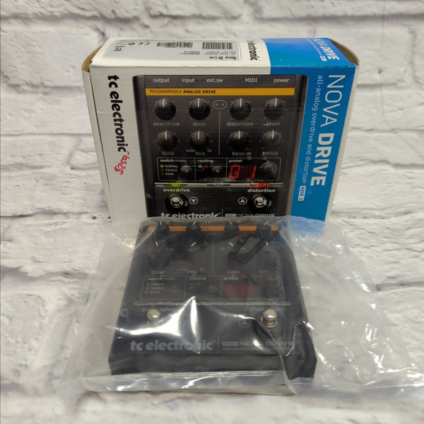 TC Electronic Nova Drive NDR-1 Overdrive Distortion Pedal - Evolution Music