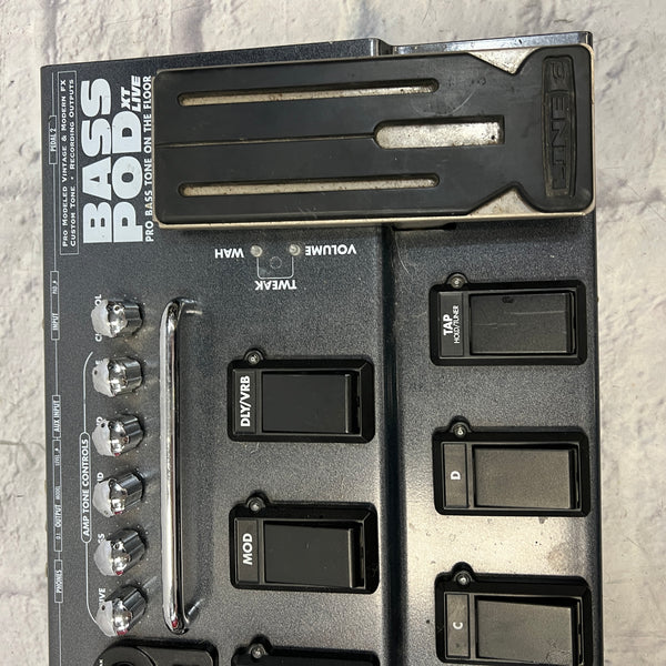 Line 6 Bass Pod XT Live Multieffects Bass Guitar Pedal - Evolution Music