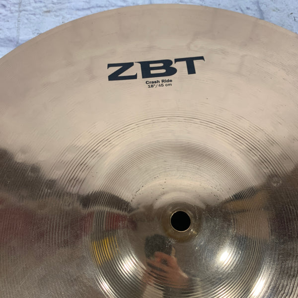Zildjian ZBT 18 Crash Ride Cymbal Evolution Music Zildjian ZBT 18 Crash Ride Cymbal Evolution Music