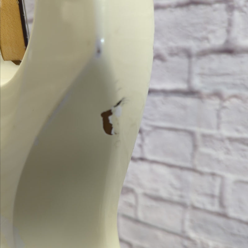 Lotus Strat Copy White 1980s Electric Guitar - Evolution Music