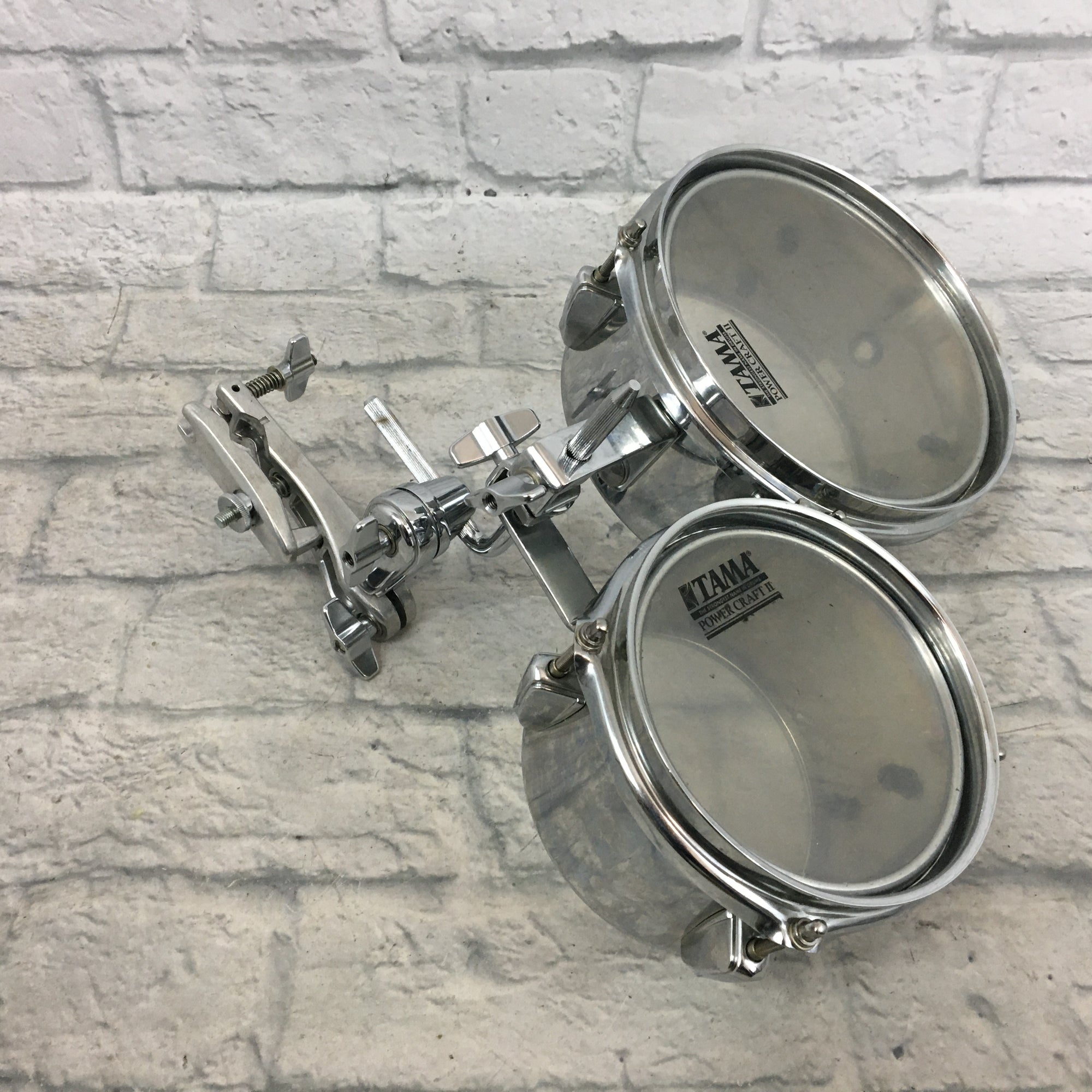Tama Mini Steel Timbales With Rack Mount - Evolution Music