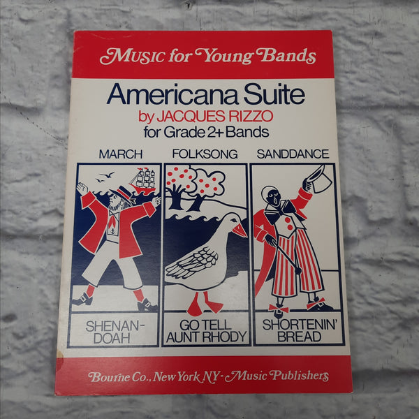 American Suite by Jacques Rizzo For Grade 2+ Bands Book - Evolution Music